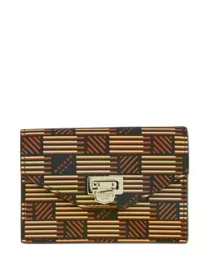 Moreau Logo-print Leather Wallet - Brown
