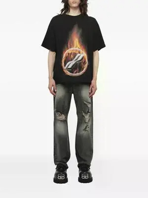 We11Done Meteor-print T-shirt