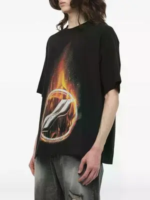 We11Done Meteor-print T-shirt