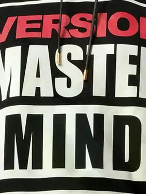 MASTERMIND WORLD Logo Print Drawstring Hoodie
