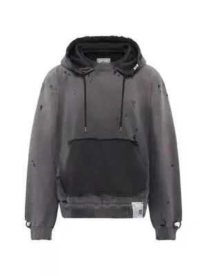 Mihara Yasuhiro Sun-faded Distressed Hoodie