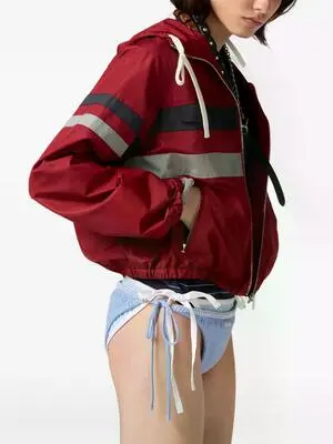Miu Miu Cotton Panty With Crochet Trim