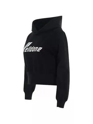 We11Done Cropped Logo Hoodie