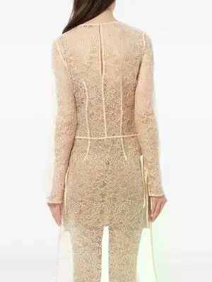 Emilio Pucci Lace Long-sleeve Dress