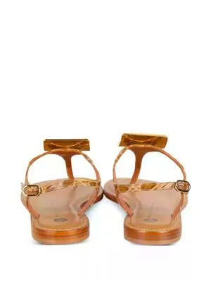 Roberto Festa Croc-effect Plaque Sandals