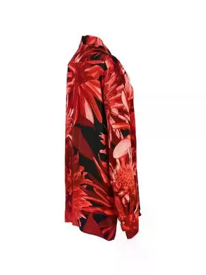 MONDRAIN Floral Print Long Sleeve Shirt
