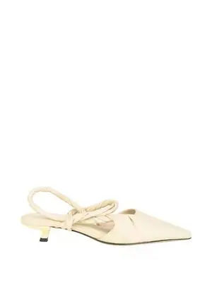 JVAM Twisted-strap Pointed-toe Pumps