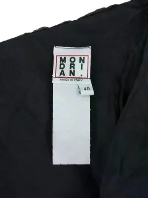 MONDRAIN One-shoulder Appliqué Dress