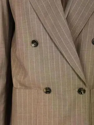 Max Mara Double-breasted Pinstripe Blazer