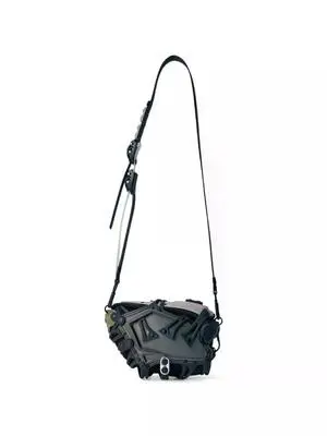 INNERRAUM Panelled Mesh Messenger Bag