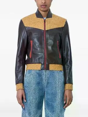 KIKO KOSTADINOV Zip-up Leather Jacket