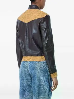 KIKO KOSTADINOV Zip-up Leather Jacket