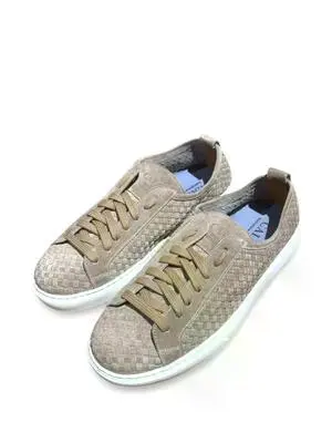 CALCE Woven Suede Sneakers