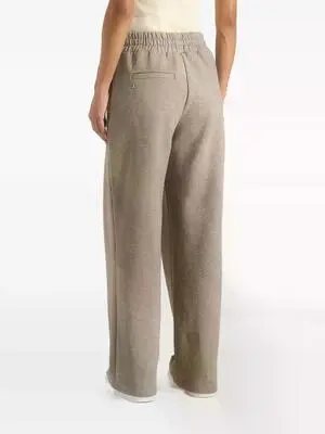 Manière De Voir Maniere De Voir Box-pleat Wide-leg Track Pants