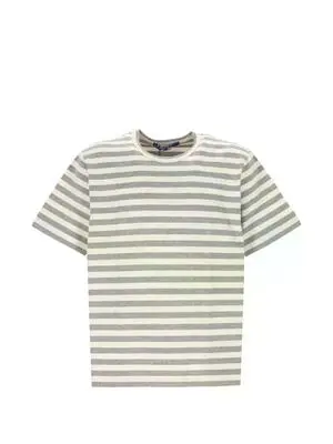 Junya Watanabe Horizontal-stripe T-shirt - Grey