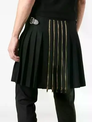 Alexander McQueen Zip-detail Pleated Skirt