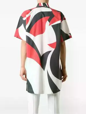 Alexander McQueen Abstract-print Short-sleeve Shirt