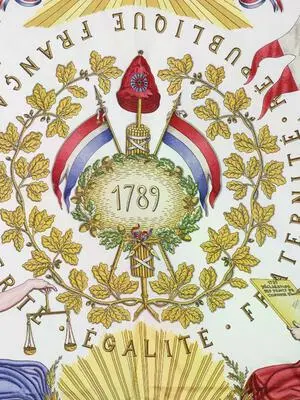 Hermès 2000-2020 Republique Francaise Liberte Egalite Fraternite 1789 Silk Scarf Scarves - Multicolour