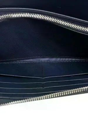Prada 2010-2026 Saffiano Zip Around Wallet Long Wallets - Blue