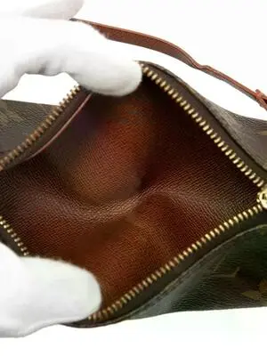 LOUIS VUITTON Monogram Papillon Pochette Handbag - Brown