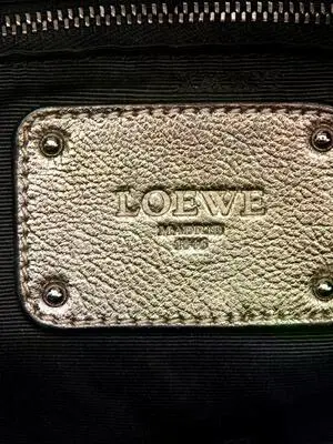 Loewe Metallic Nappa Anagram Aire Hobo Bag - Brown
