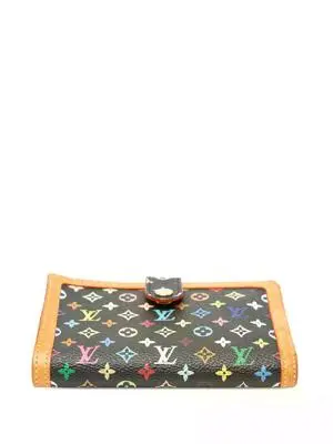 LOUIS VUITTON 2006 Monogram Multicolore Viennois Continental Wallet Small Wallets - Black
