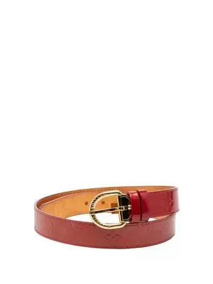 LOUIS VUITTON Monogram Vernis Ceinture Belt - Red