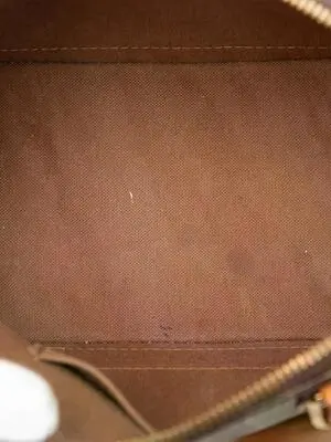 LOUIS VUITTON Monogram Alma Bb Satchel - Brown