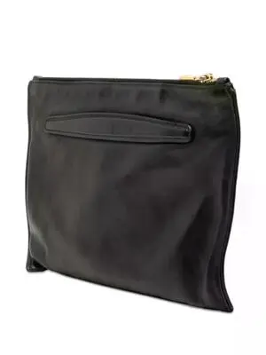 Miu Miu Studded Leather Zip Clutch Bag