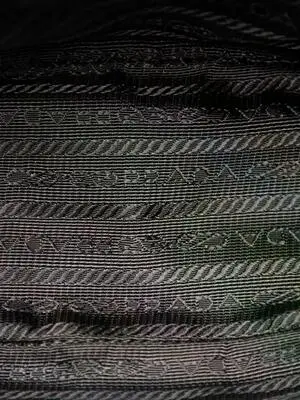 Prada Canvas Canapa Logo Frame Pouch