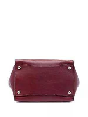 Prada Glace Calf Twin Pocket Satchel - Red
