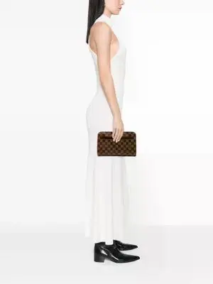 LOUIS VUITTON Damier Ebene Saint Louis Pochette Clutch Bag