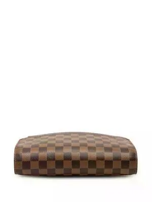 LOUIS VUITTON Damier Ebene Saint Louis Pochette Clutch Bag