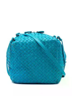 Bottega Veneta Nappa Intrecciato Cube Crossbody Bag