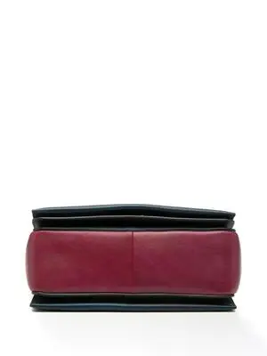 Celine Medium Calfskin Frame Shoulder Bag - Red