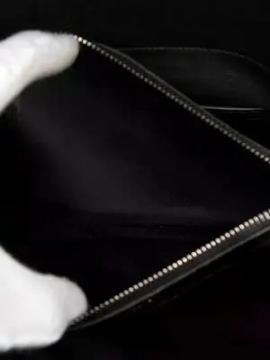 Saint Laurent 2016 Large Chevron Sheepskin Monogram College Satchel
