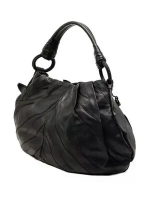 Prada Nappa Mordore Ruffle Hobo Bag