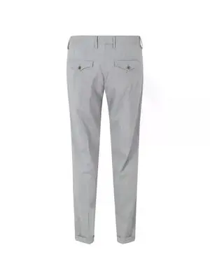 MYTHS Pleated Turn-up Trousers