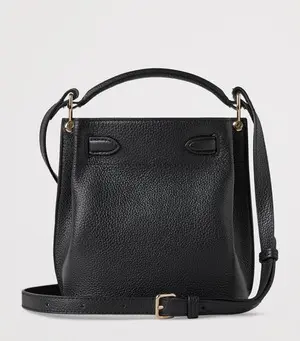 Mulberry Mini Leather Islington Bucket Bag - Black
