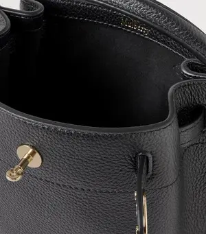 Mulberry Mini Leather Islington Bucket Bag - Black