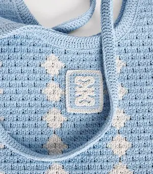 Sandro Crochet Tote Bag