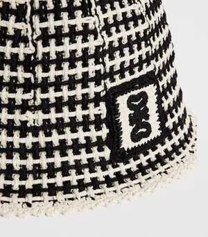 Sandro Two-toned Crochet Bucket Hat