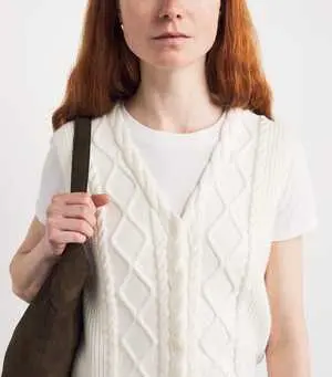 Varley Cable Knit Tatyana Vest