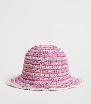 Missoni Crochet Stripe Bucket Hat