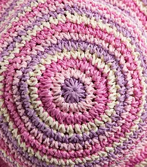 Missoni Crochet Stripe Bucket Hat