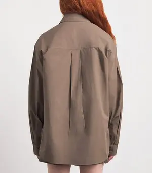 Matteau Organic Cotton Relaxed Shirt - Brown