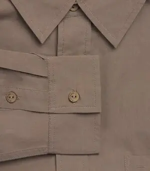 Matteau Organic Cotton Relaxed Shirt - Brown
