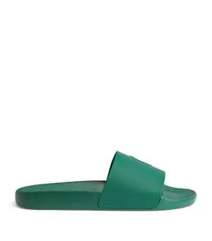 Polo Ralph Lauren Signature Pony Slides - Green