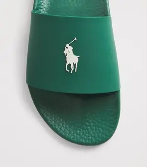 Polo Ralph Lauren Signature Pony Slides - Green