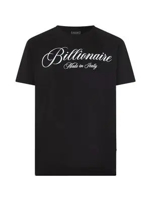 BILLIONAIRE Signature Round-neck T-shirt